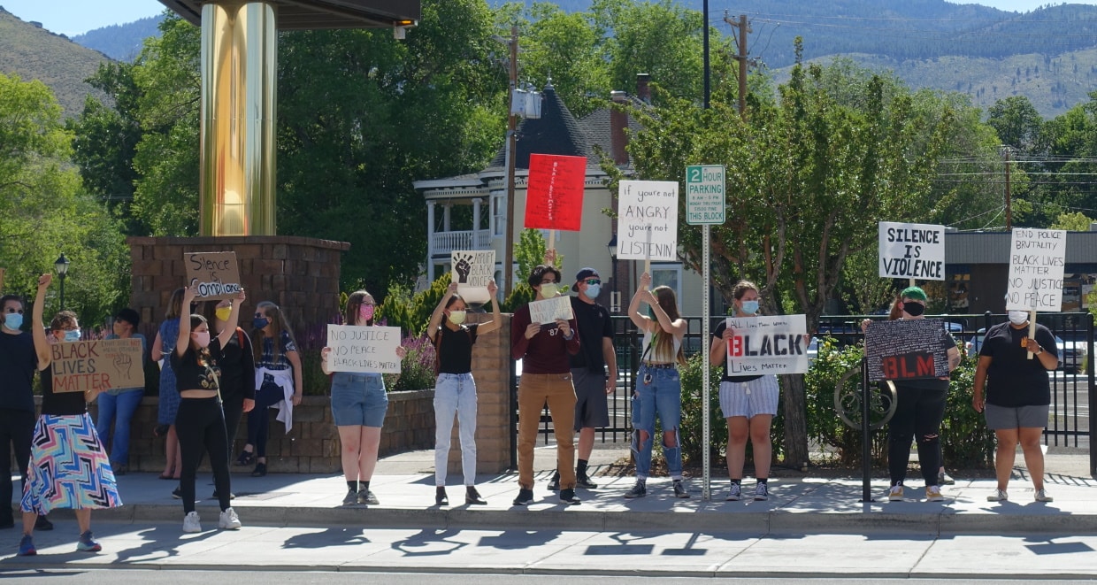 Black Lives Matter protest in Carson City - photos, video – Sierra ...