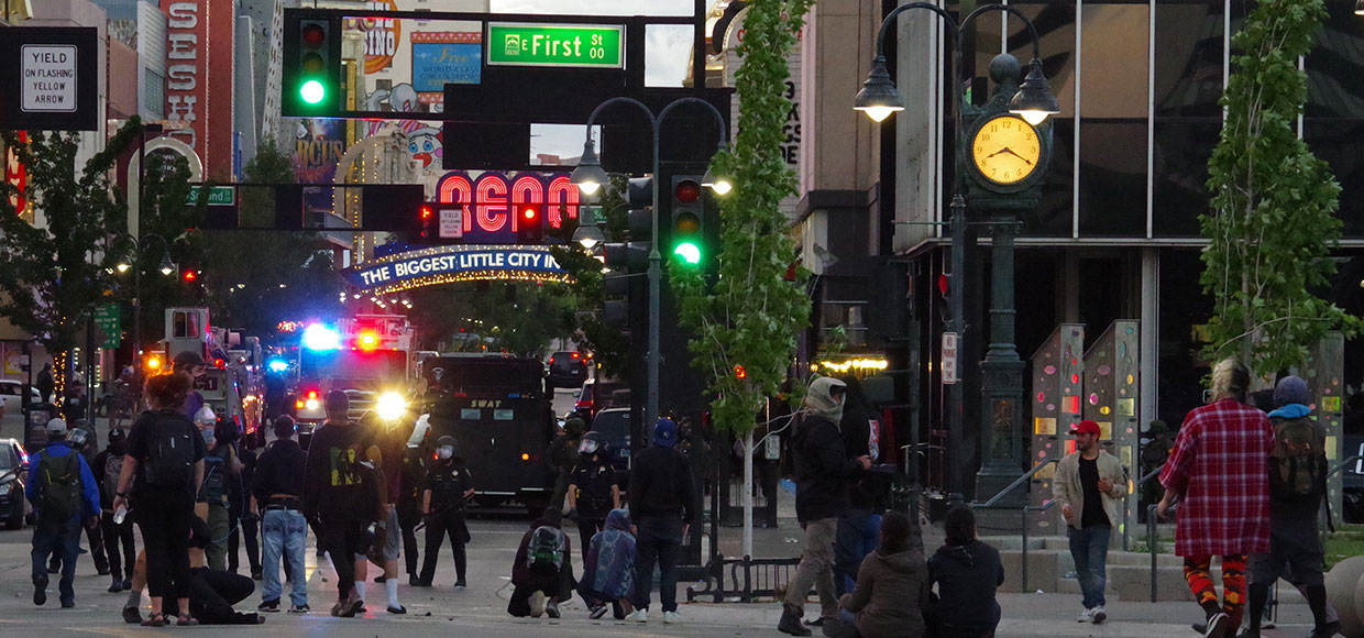 Reno Protest Descends into Chaos - images and audio montage – Sierra ...