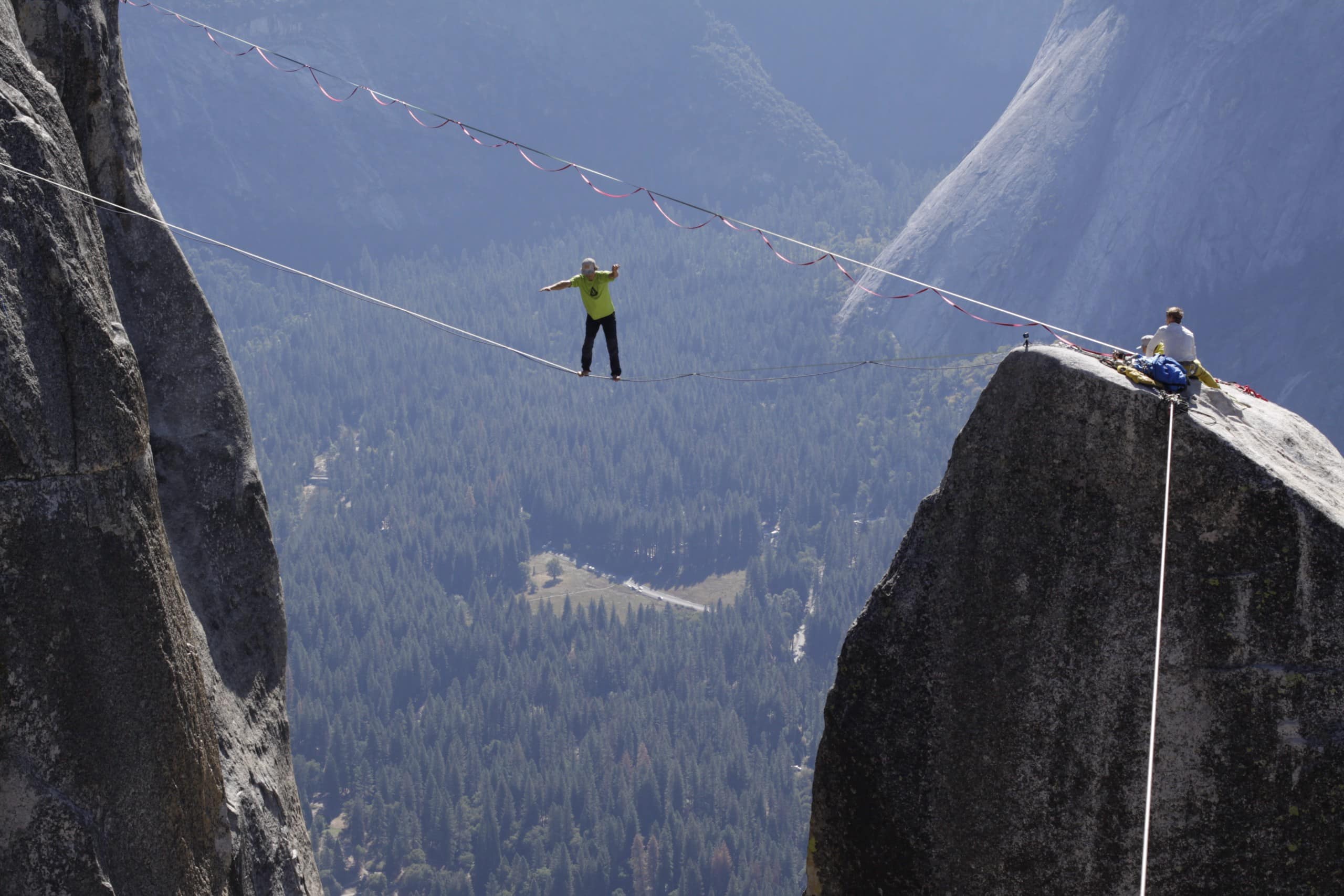 Lost Arrow Spire, “Tyrolean Traverse” Challenge Yosemite Climbers ...